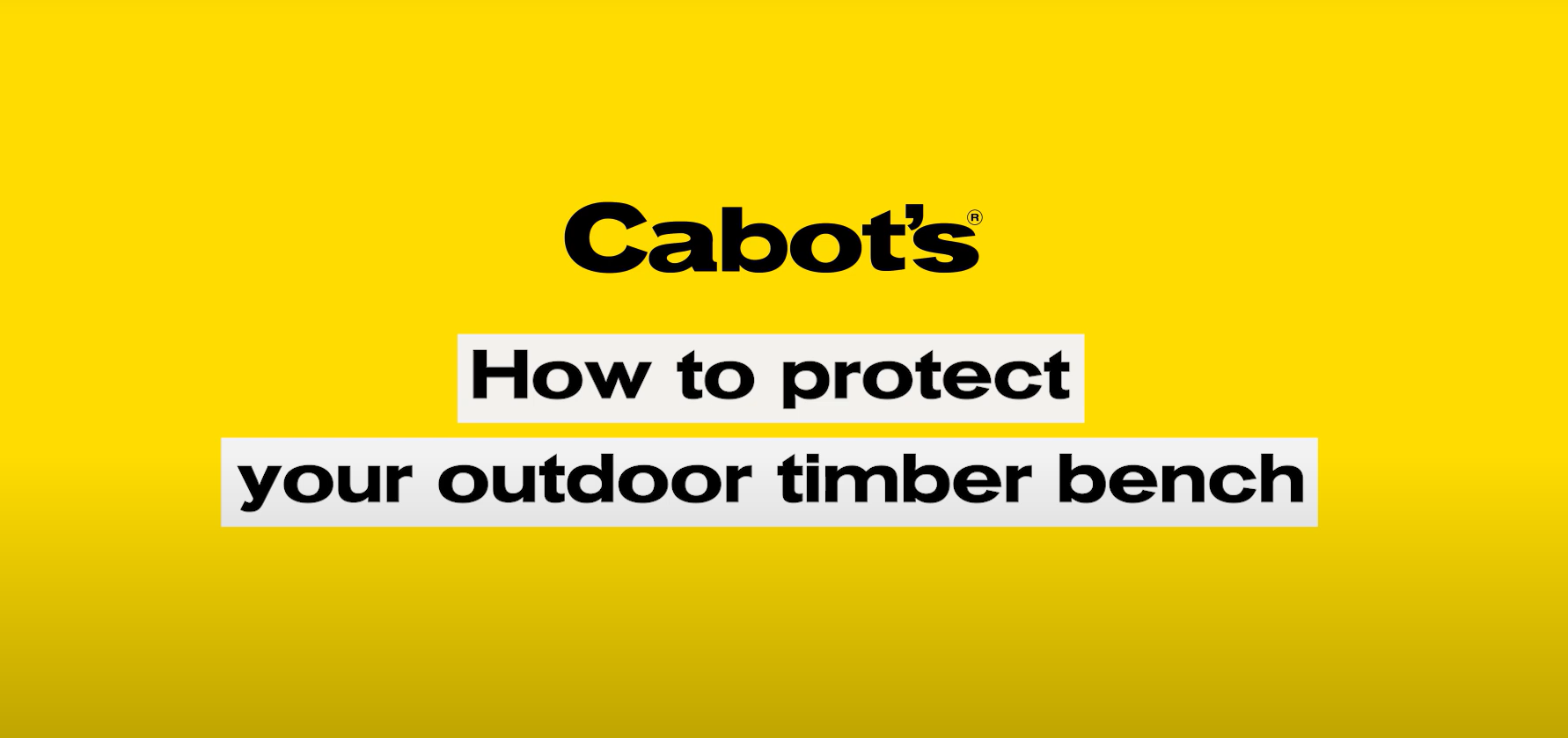 How to protect your outdoor timber bench - Inspirations Paint