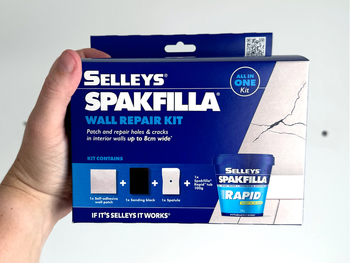 How To Patch A Hole Using A Selleys Wall Repair Kit - Inspirations Paint