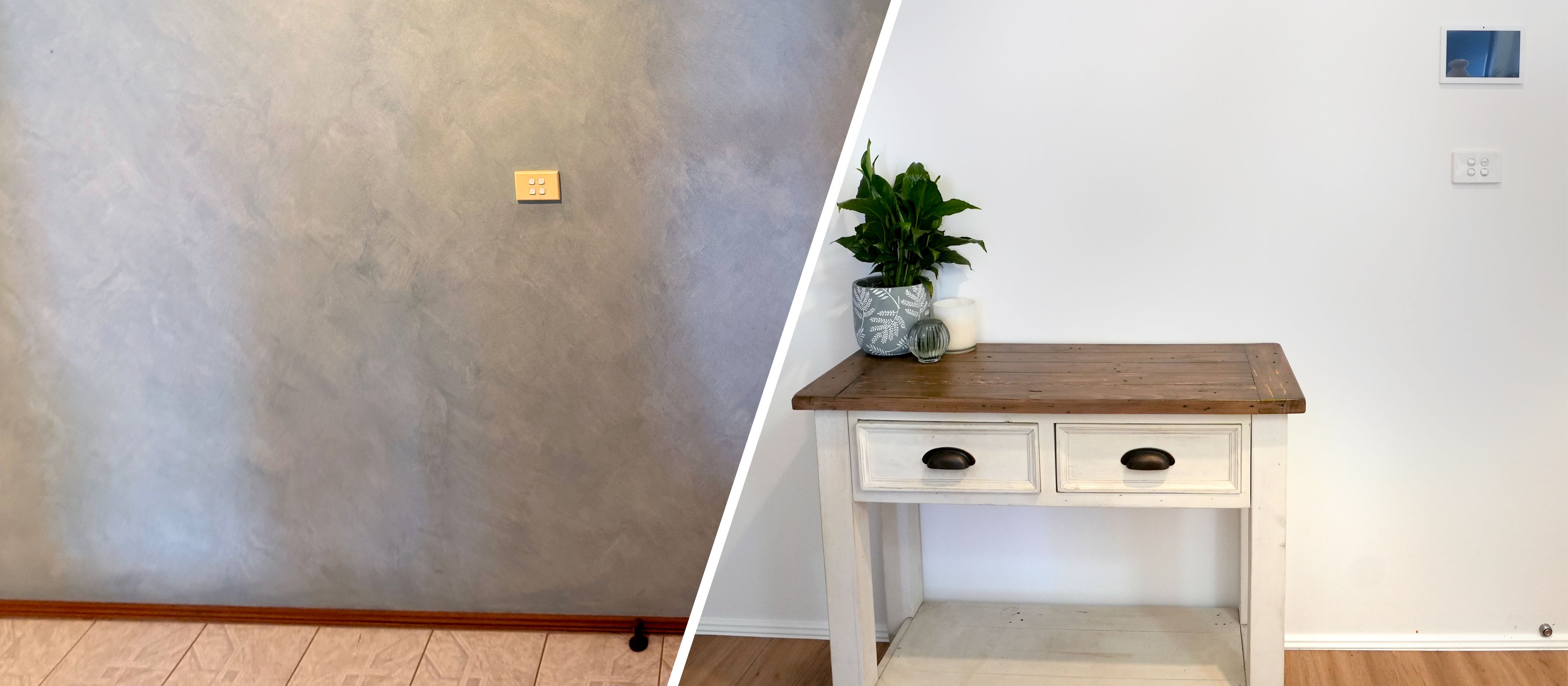 How to paint over a textured feature wall - Inspirations Paint