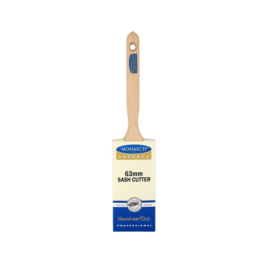 Monarch Advance Sash Cutter Brush 63mm 3 Pack - Inspirations Paint