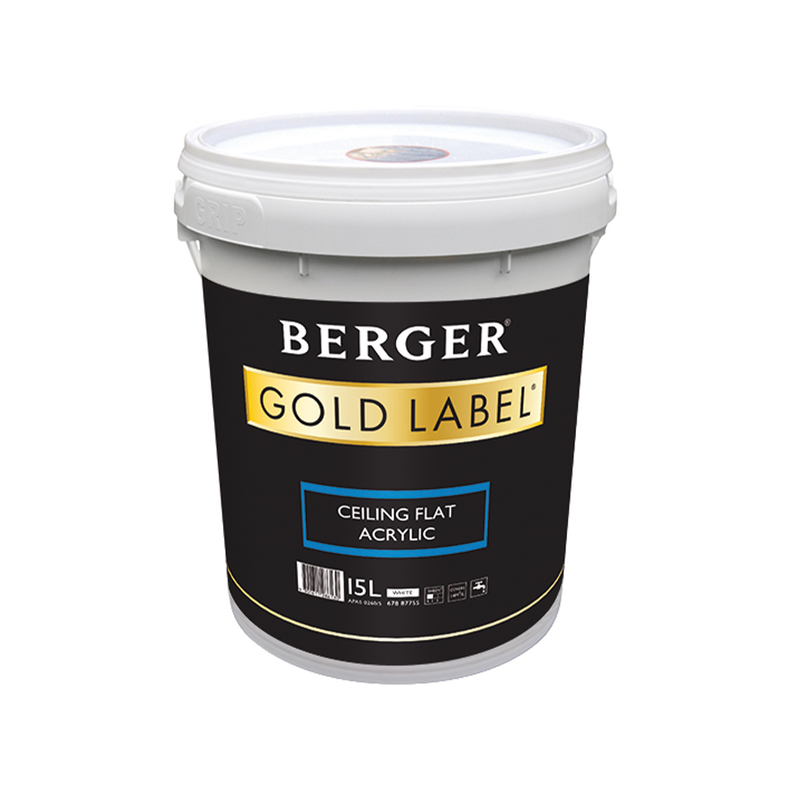 Berger Gold Label Ceiling Flat 4L - Inspirations Paint