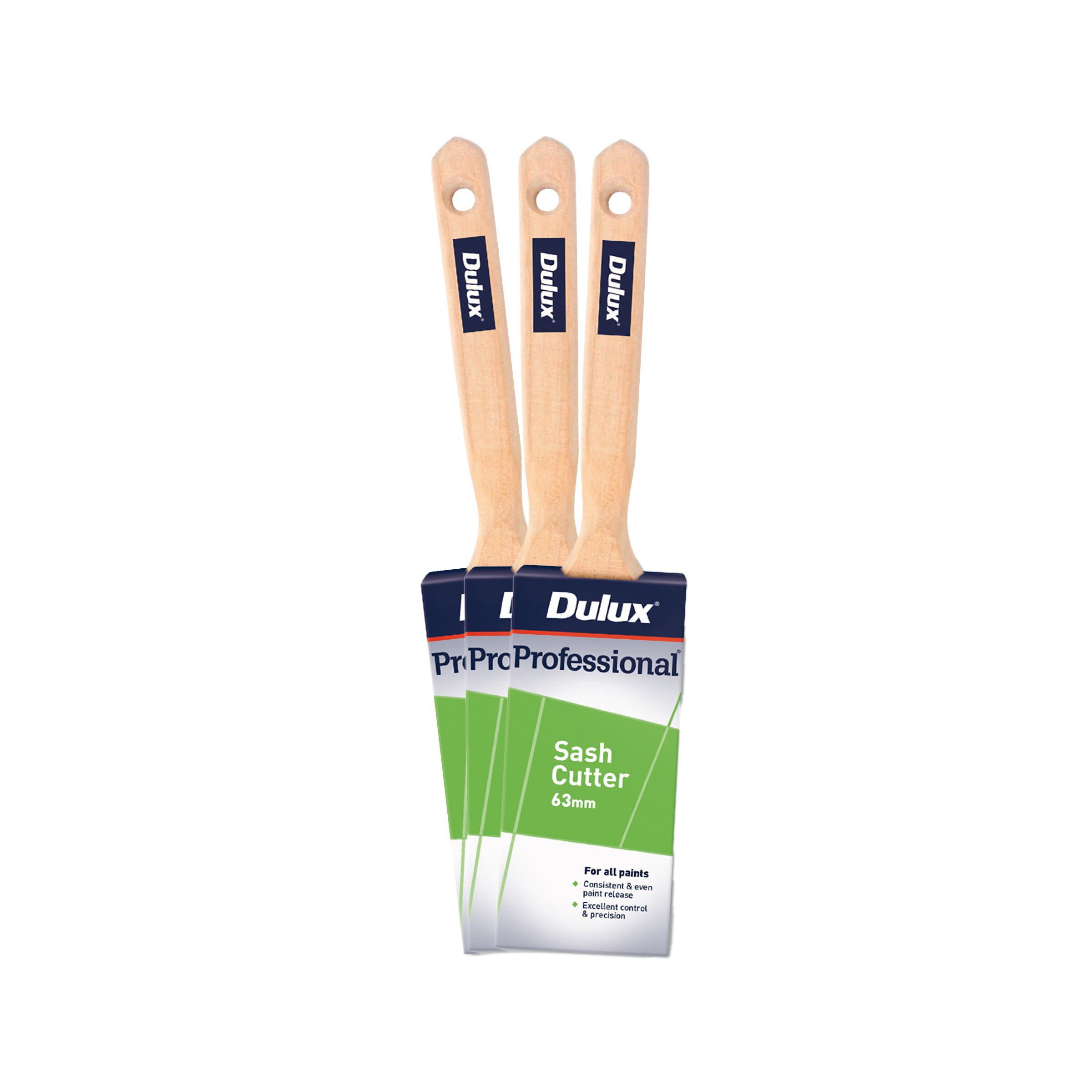 Dulux Professional Sash Cutter 63mm 3 Pack - Inspirations Paint