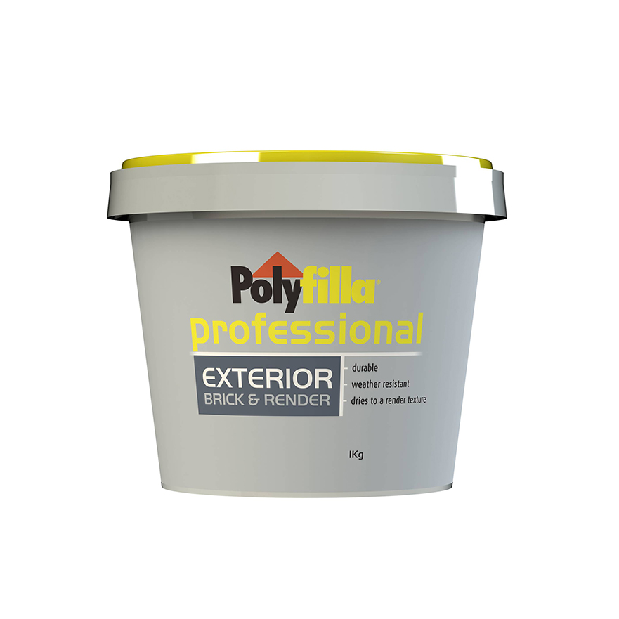 Polyfilla Professional Exterior Brick & Render 1kg - Inspirations Paint