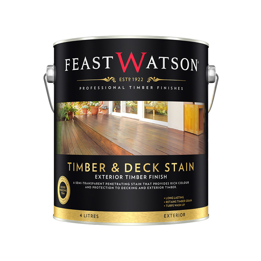 Feast Watson Timber & Deck Stain European Oak 4L - Inspirations Paint