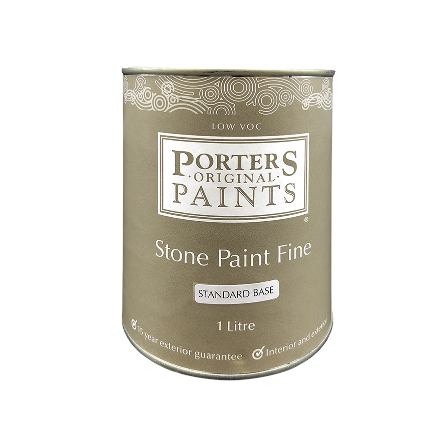 Porter's Paints Stone Paint Fine Clear 4L - Inspirations Paint