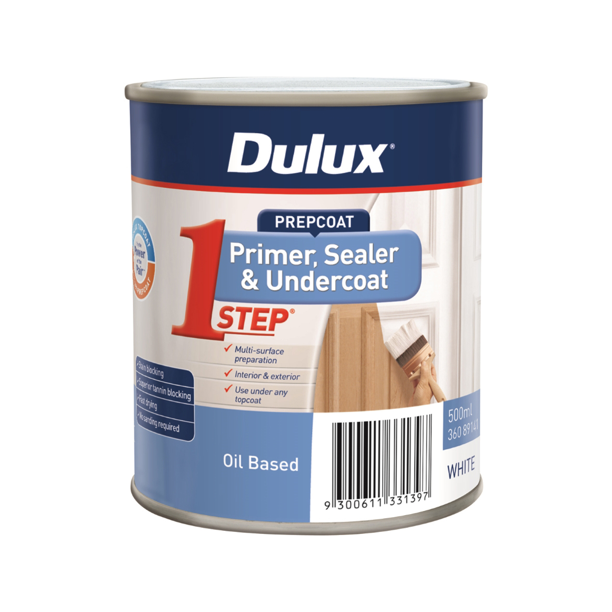 Dulux 1Step Prep Oil Based Primer, Sealer & Undercoat 500ml ... Dulux 1Step Prep Oil Based Primer, Sealer & Undercoat 500ml ...