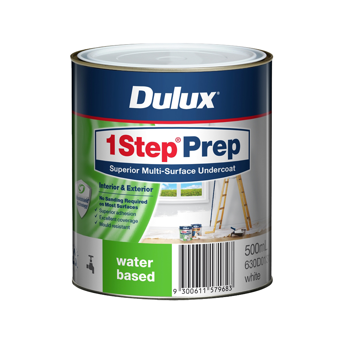 Dulux 1Step Prep Water Based Primer, Sealer & Undercoat 500ml ... Dulux 1Step Prep Water Based Primer, Sealer & Undercoat 500ml ...