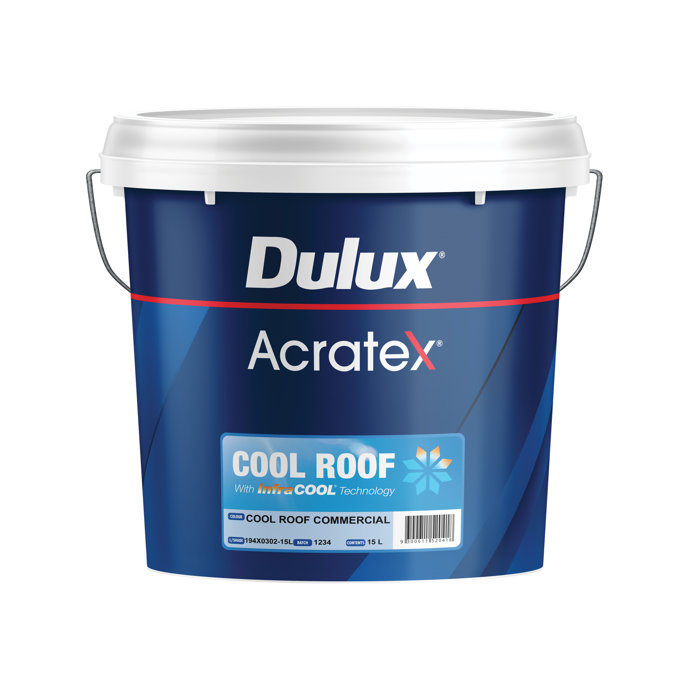 Dulux Acratex Cool Roof Commercial 15L - Inspirations Paint