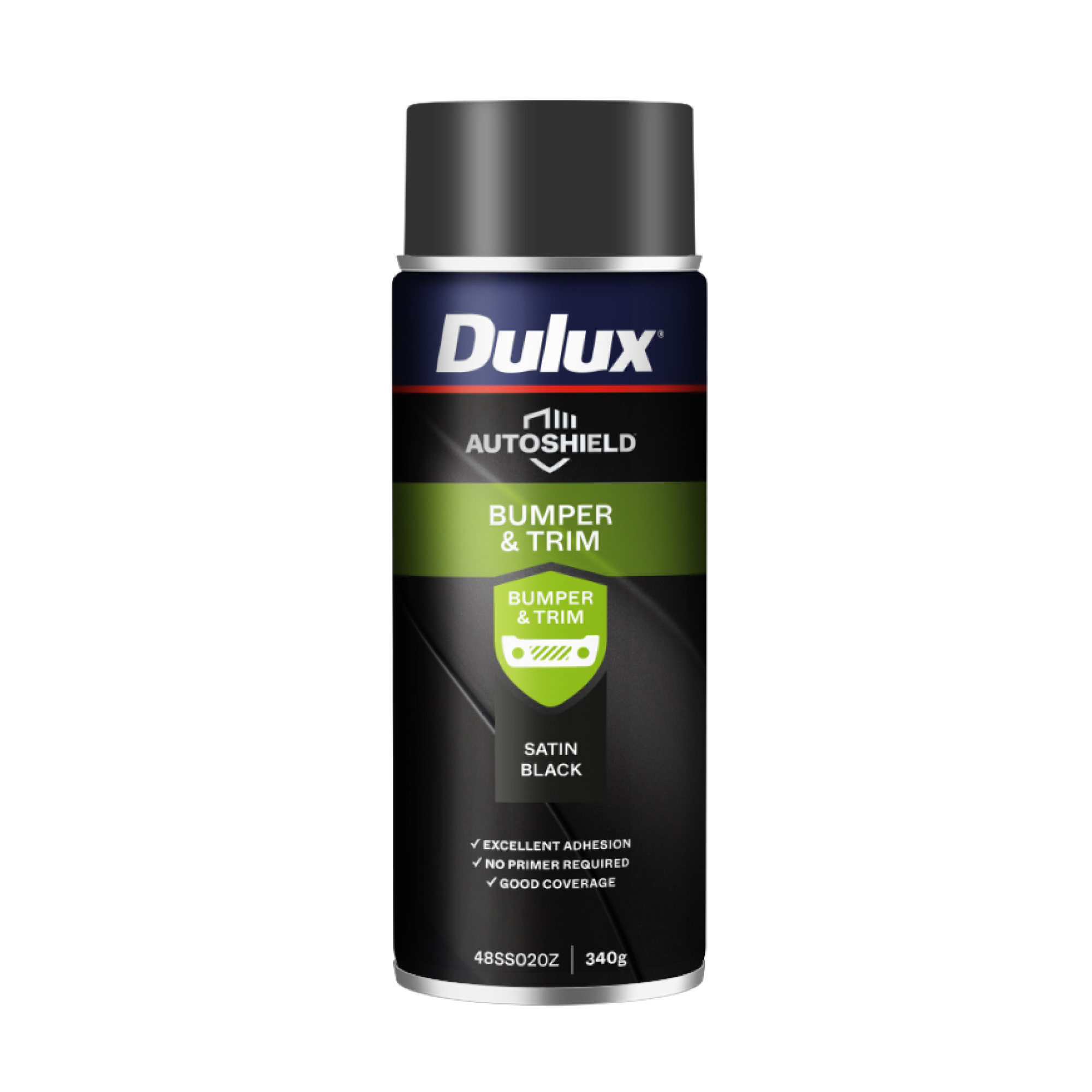 Dulux Autoshield Bumper & Trim Satin Black 340g - Inspirations Paint