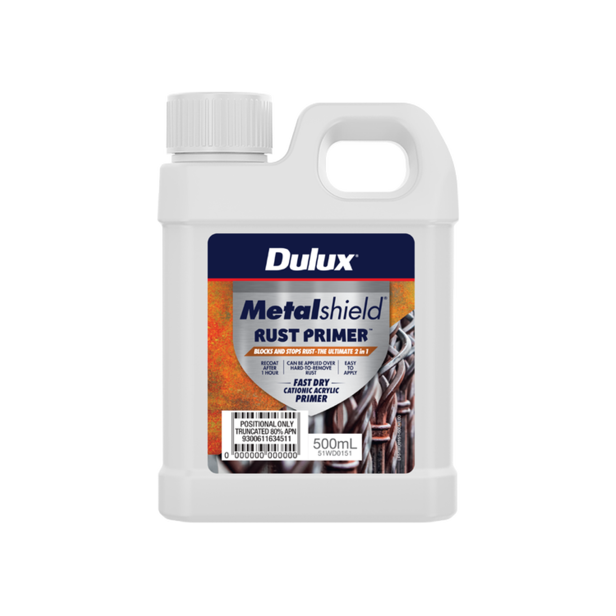 Dulux Metalshield Rust Defence Primer 500ml - Inspirations Paint