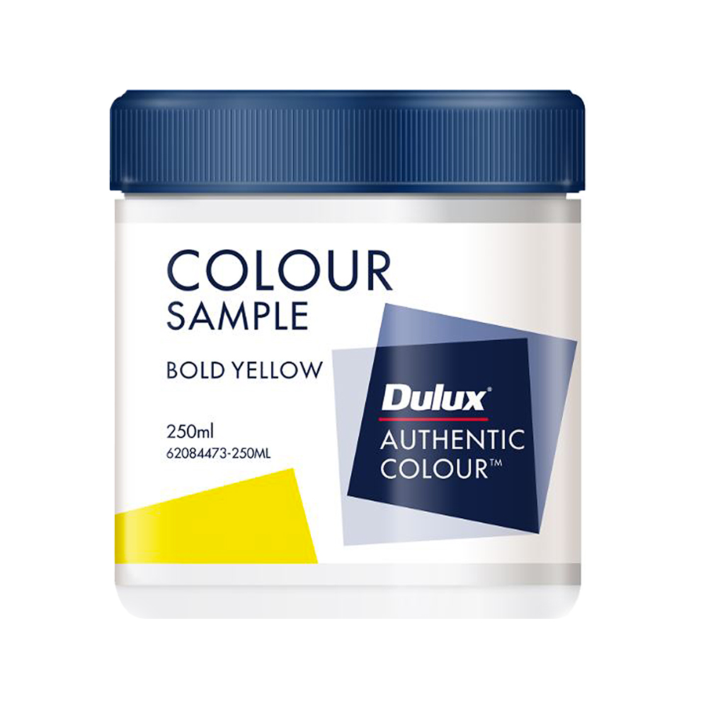 Dulux Sample Pot Bold Yellow 250ml - Inspirations Paint