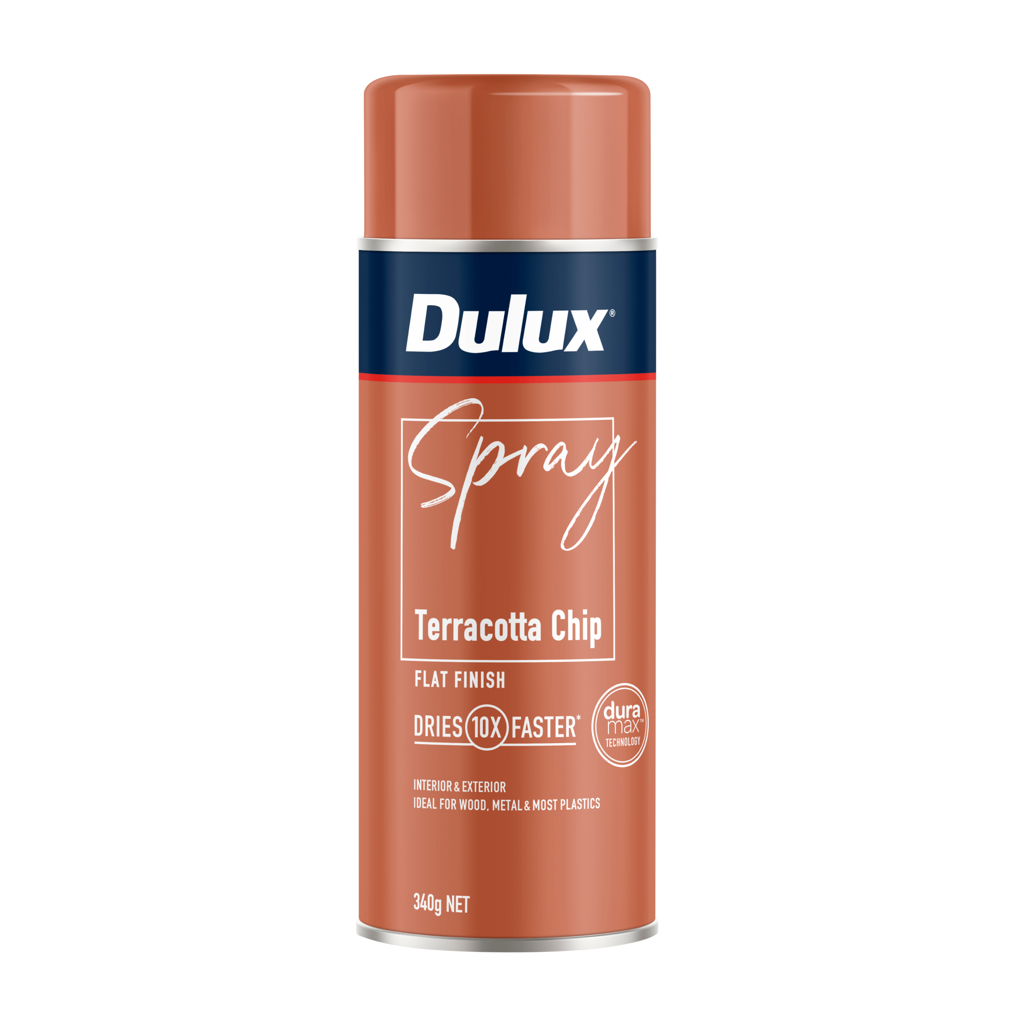 Dulux Spray Flat Terracotta Chip 340g - Inspirations Paint
