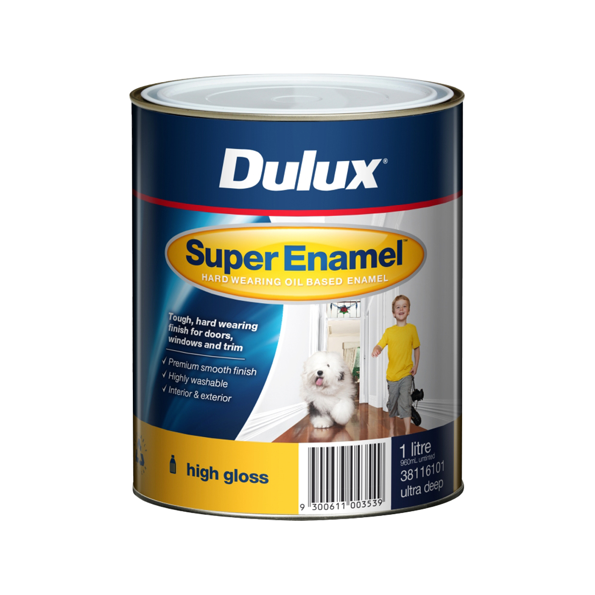 Dulux Super Enamel High Gloss Ultra Deep 1L - Inspirations Paint Dulux Super Enamel High Gloss Ultra Deep 1L - Inspirations Paint
