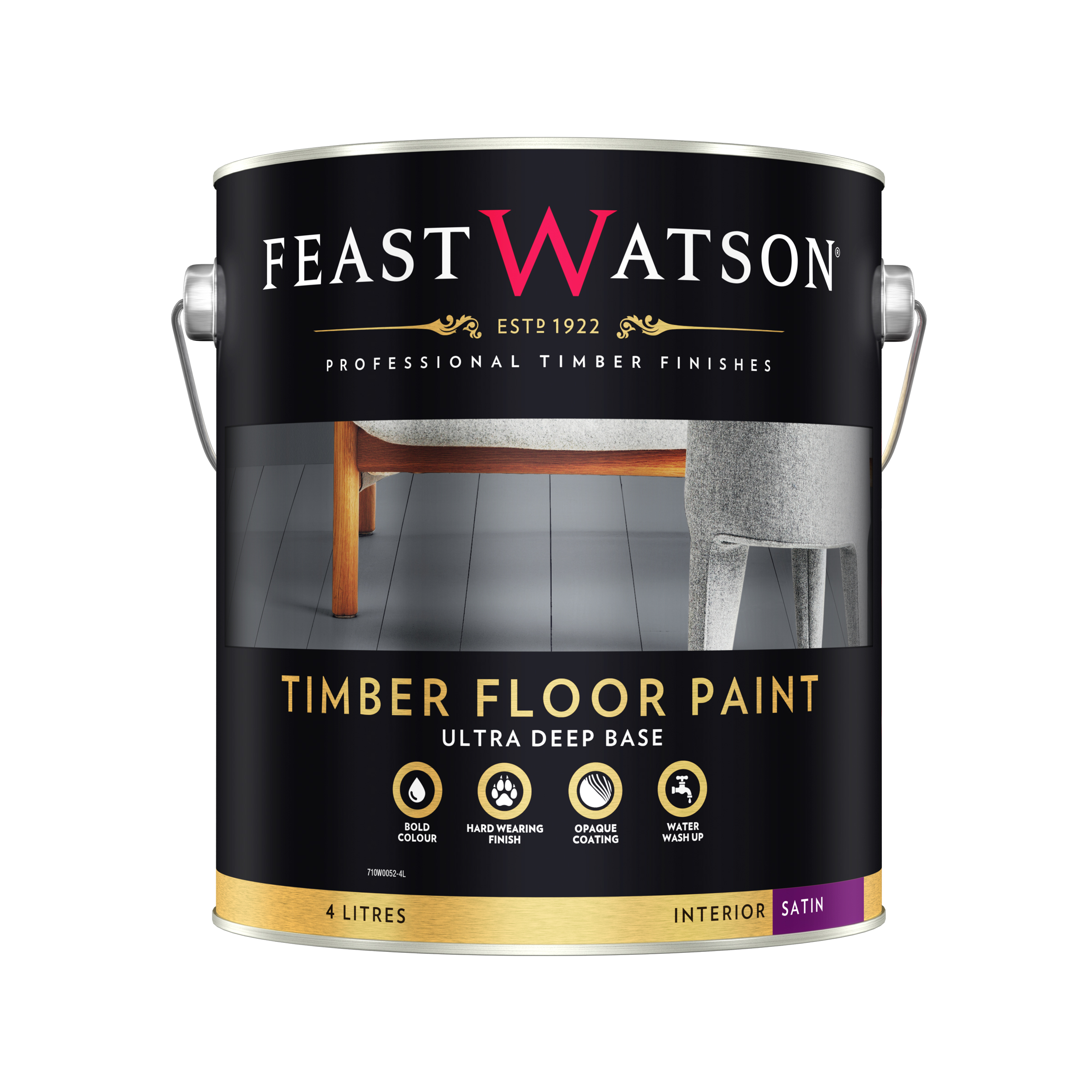 Feast Watson Timber Floor Paint Ultra Deep 4L - Inspirations Paint