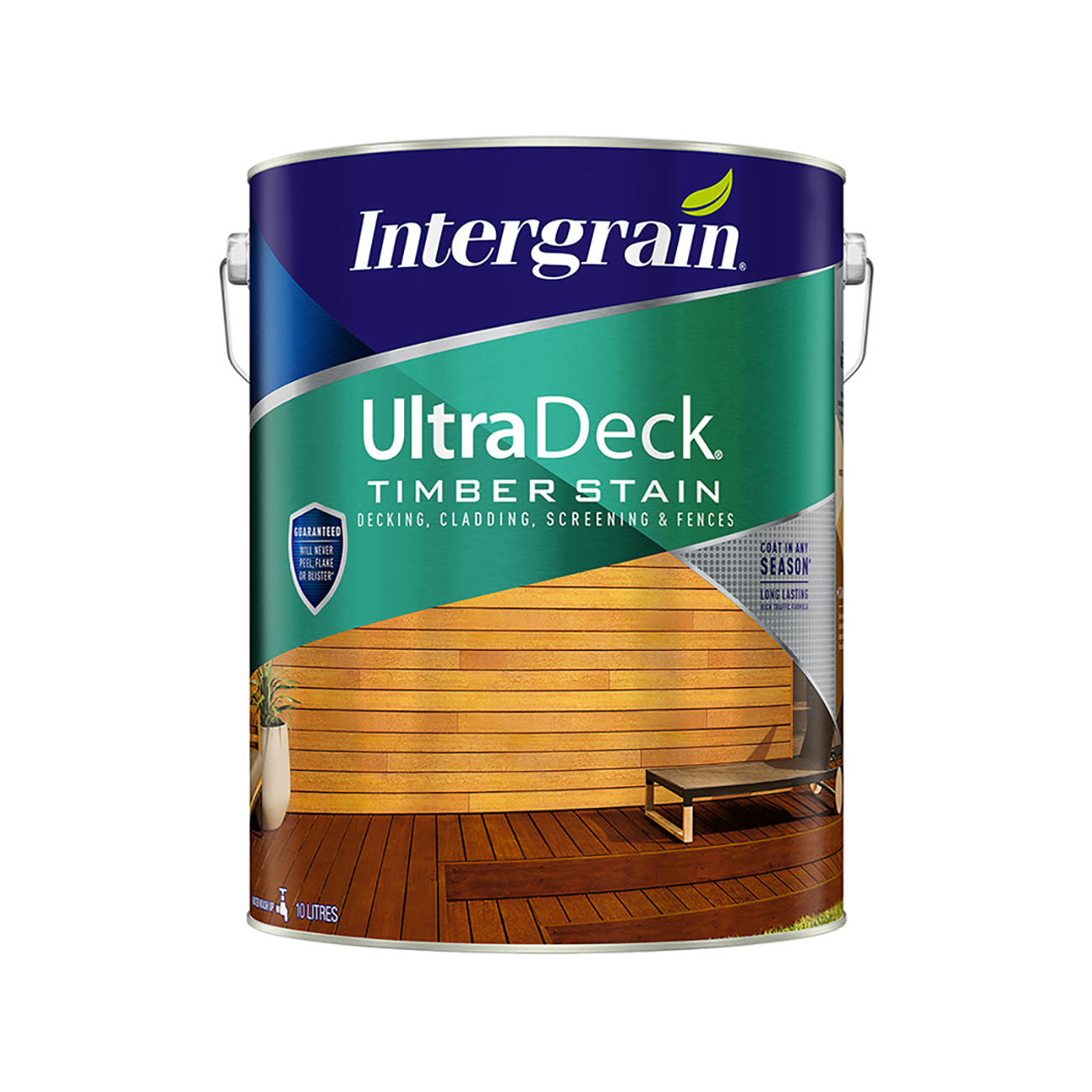 Intergrain UltraDeck Timber Stain Merbau 10L - Inspirations Paint