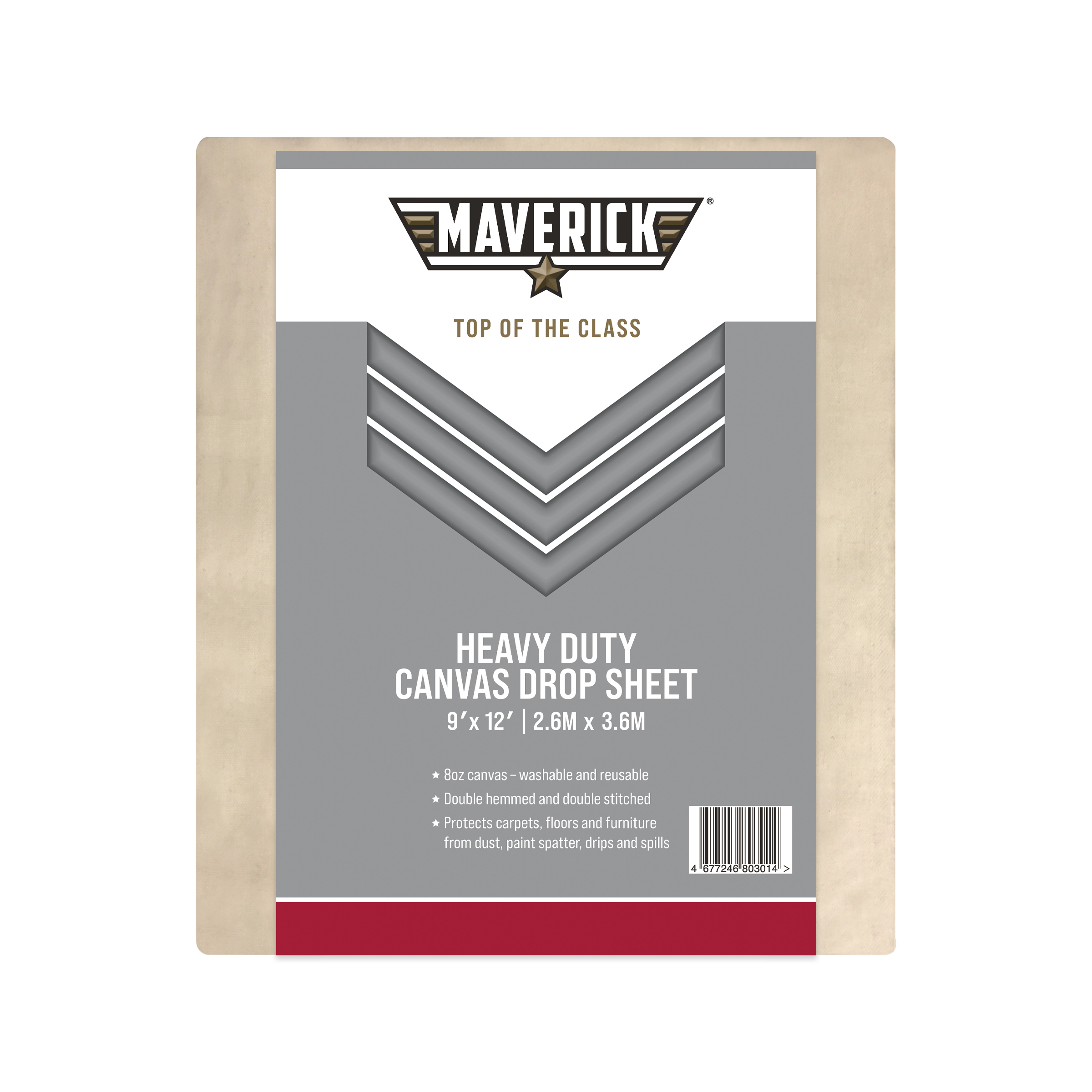 Maverick Canvas Drop Sheet 9' x 12' - Inspirations Paint