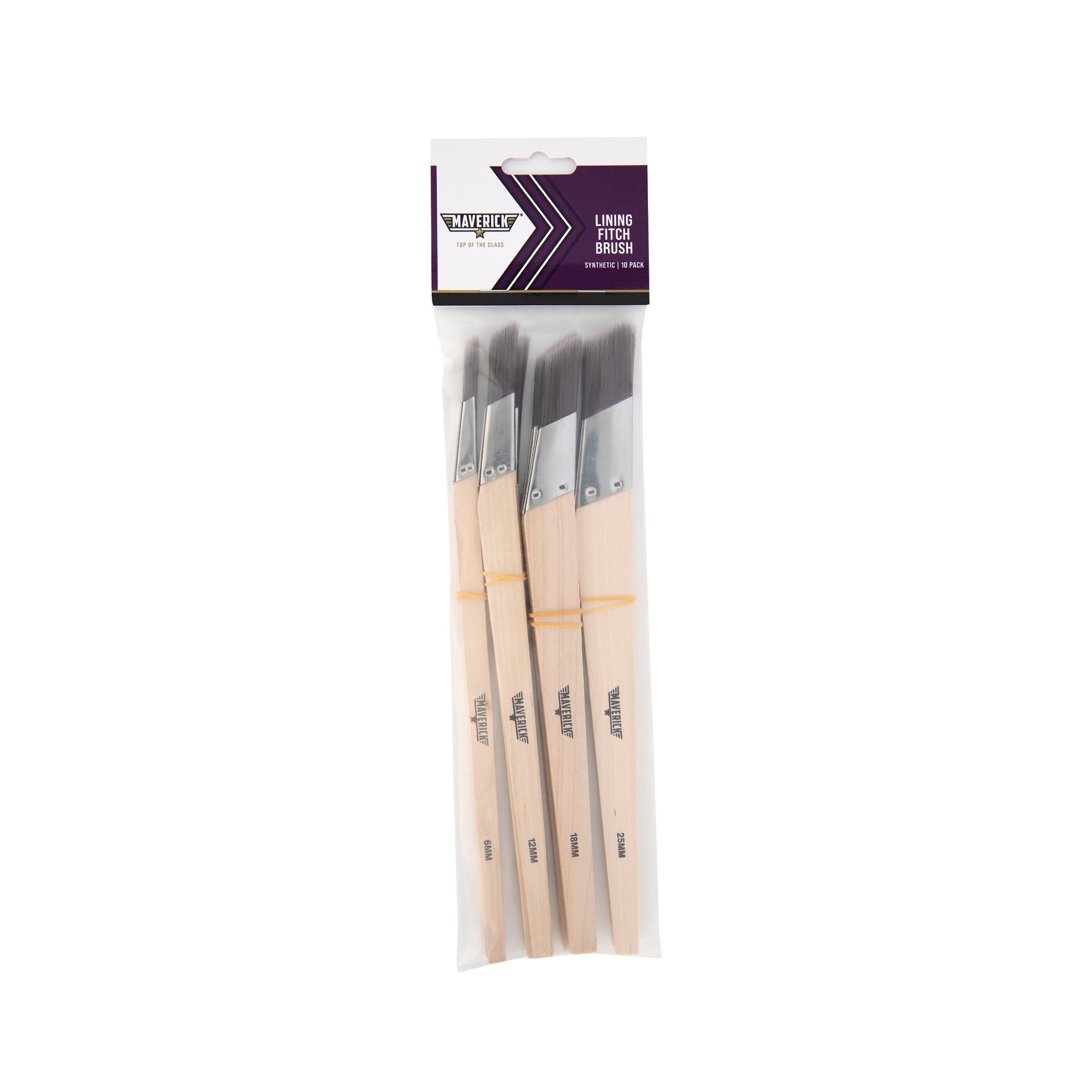 Maverick Lining Fitch Brush 10 Pack - Inspirations Paint