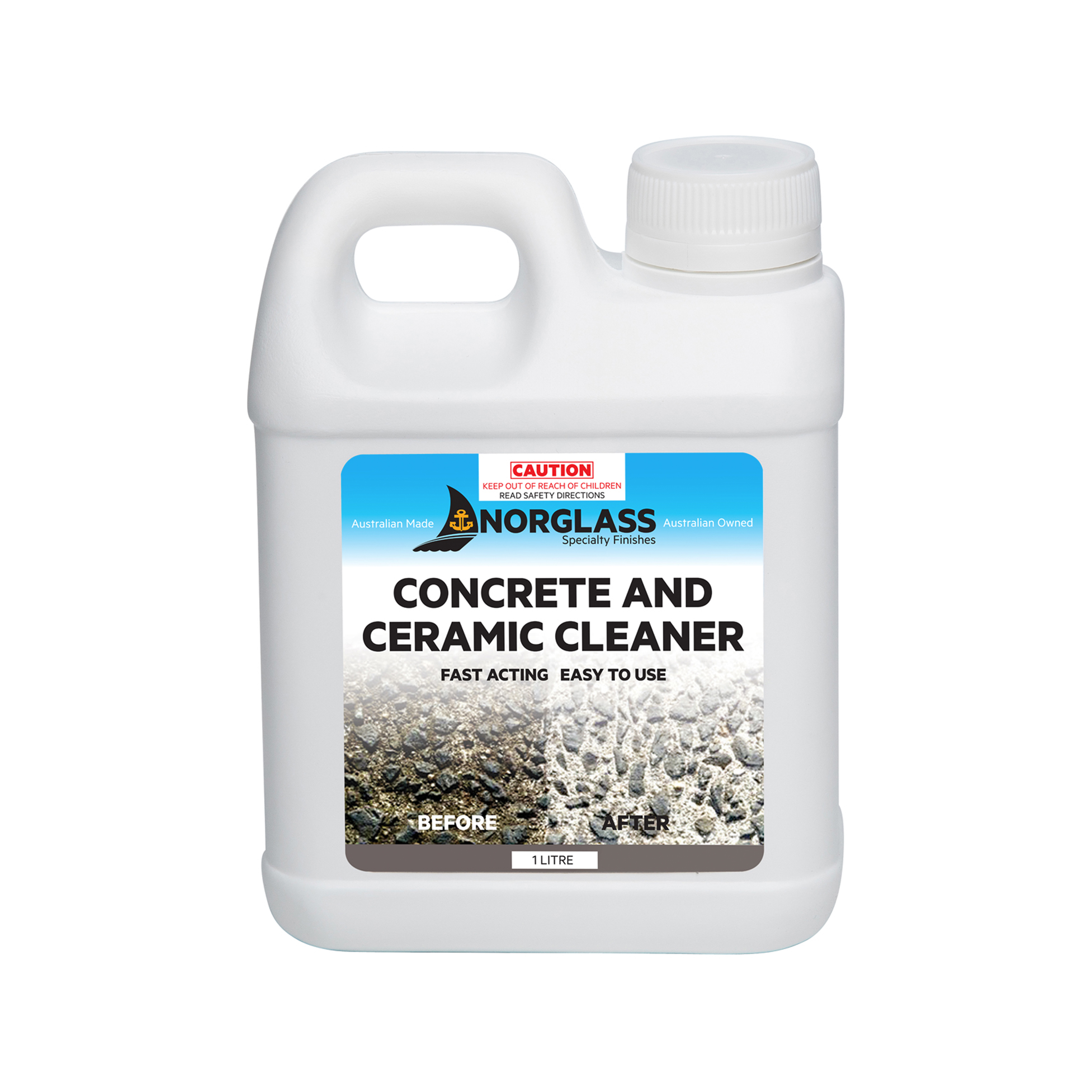 Norglass Concrete and Ceramic Cleaner 1L - Inspirations Paint