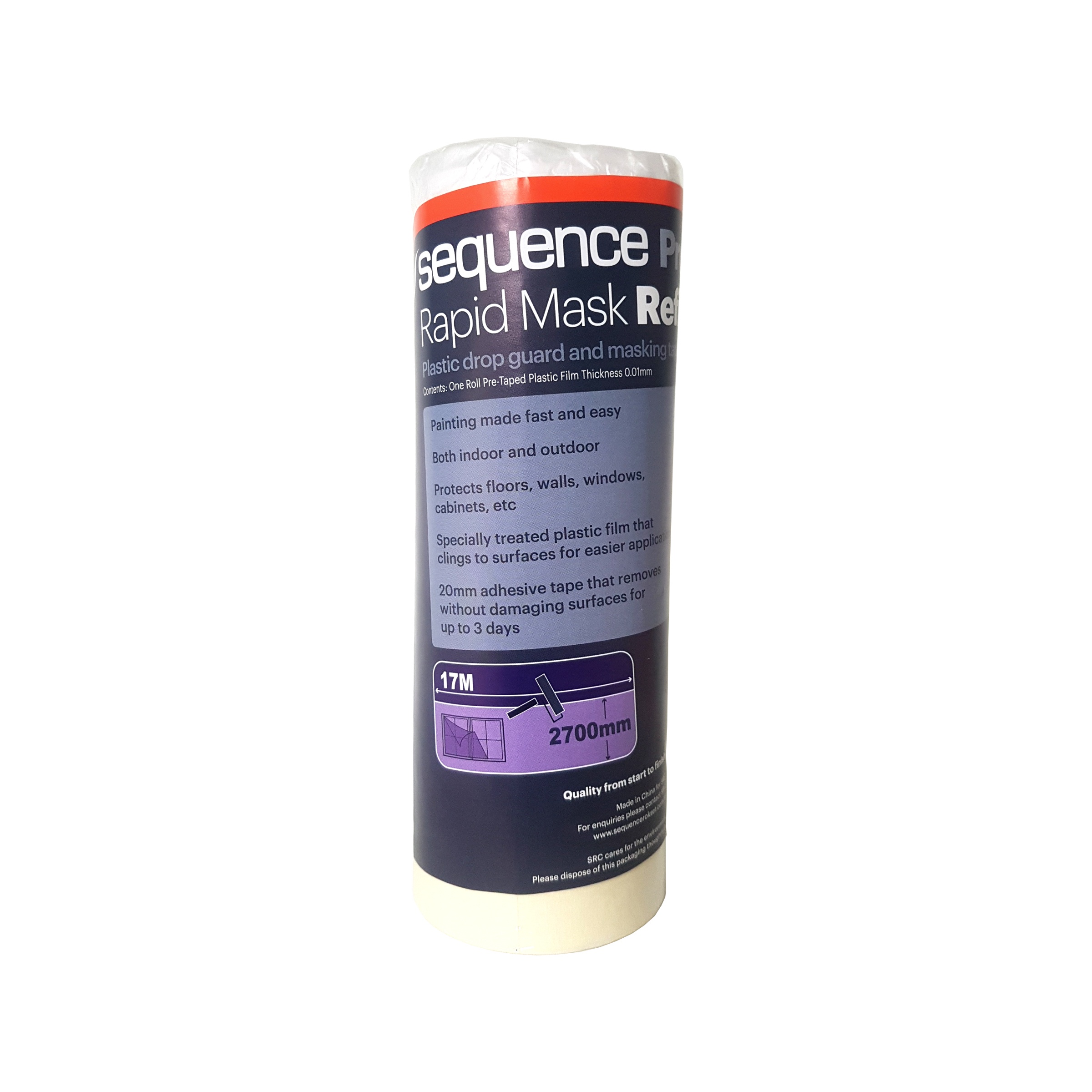 Sequence Rapid Mask Refill 17m x 2700mm - Inspirations Paint