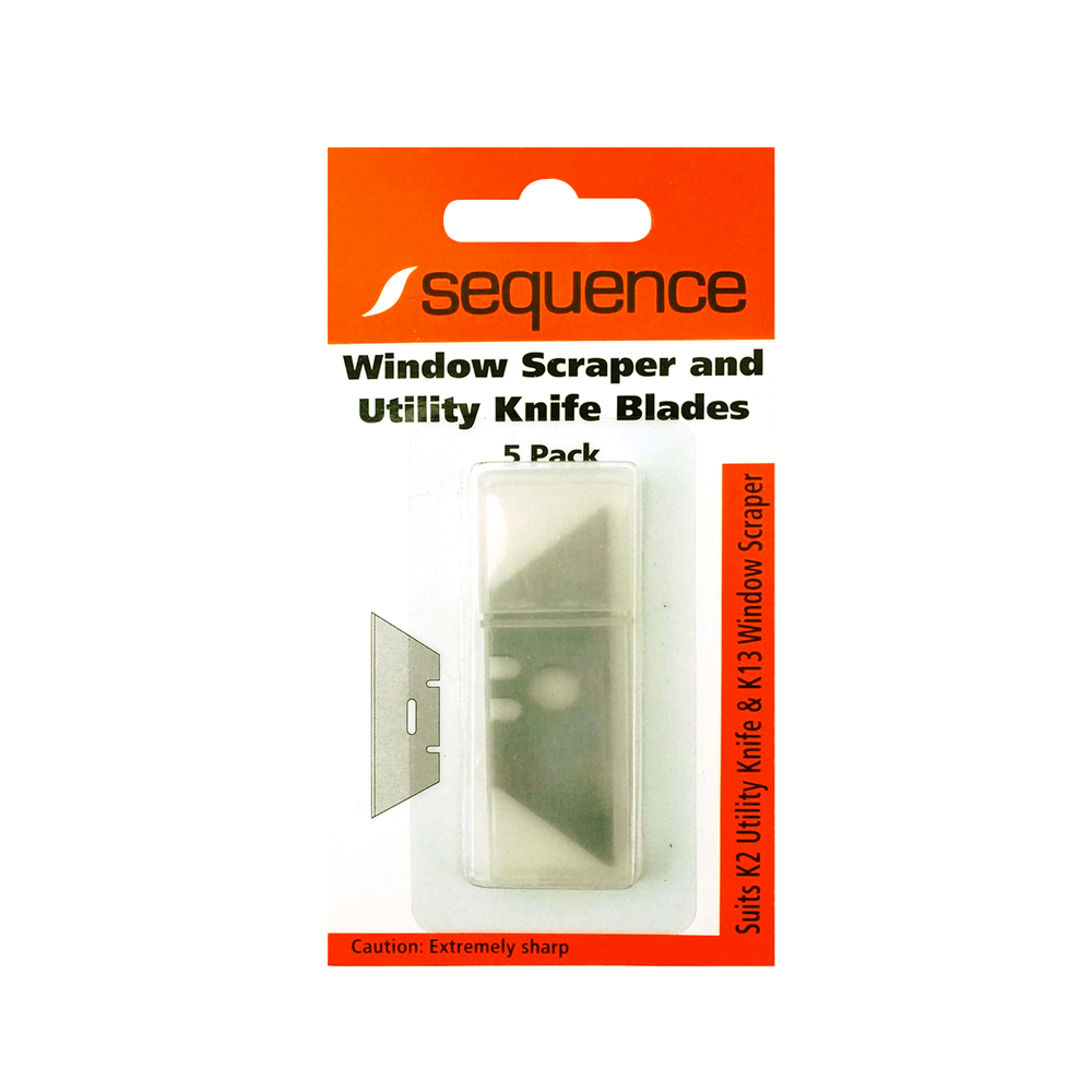 Sequence Window Scraper Replacement Blades 5 Pack - Inspirations Paint
