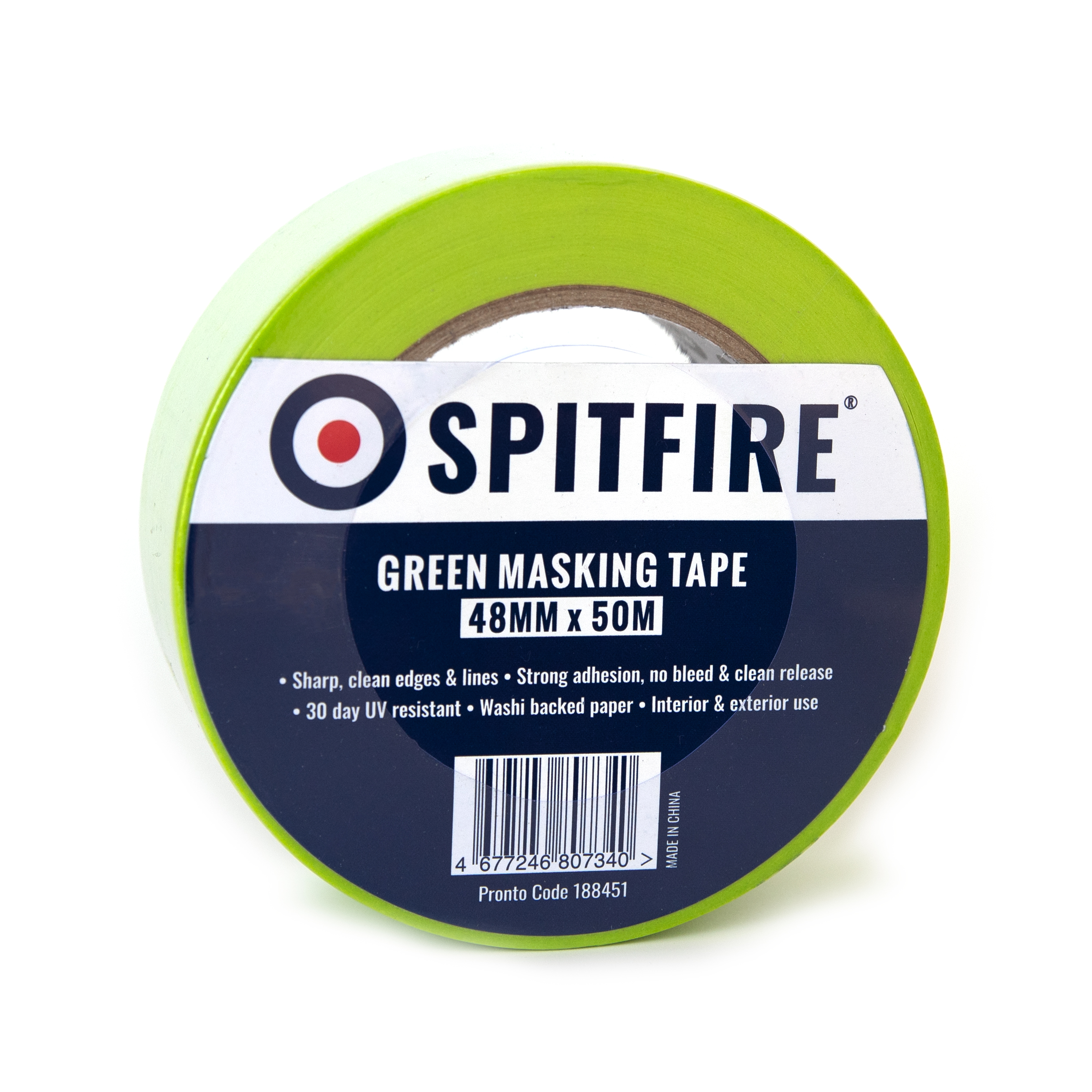 Spitfire Green Masking Tape 48mm x 50m - Inspirations Paint